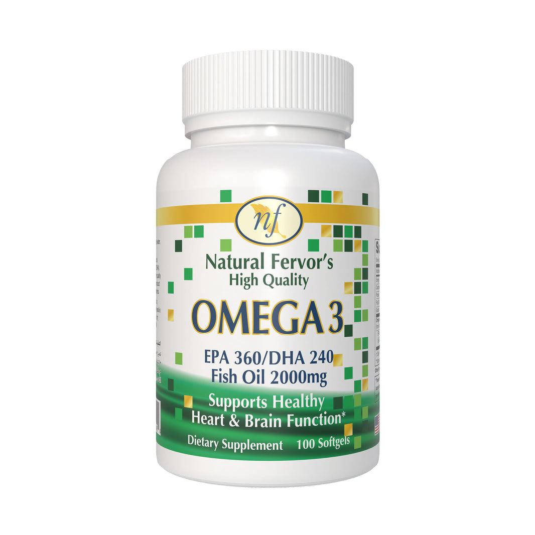 OMEGA 3 FISH OILS – Natural Fervor Inc.